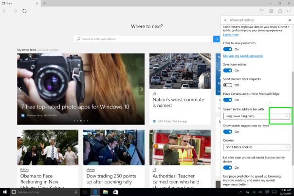 How to Change Edge Browser's Search Engine to Google | Laptop Mag
