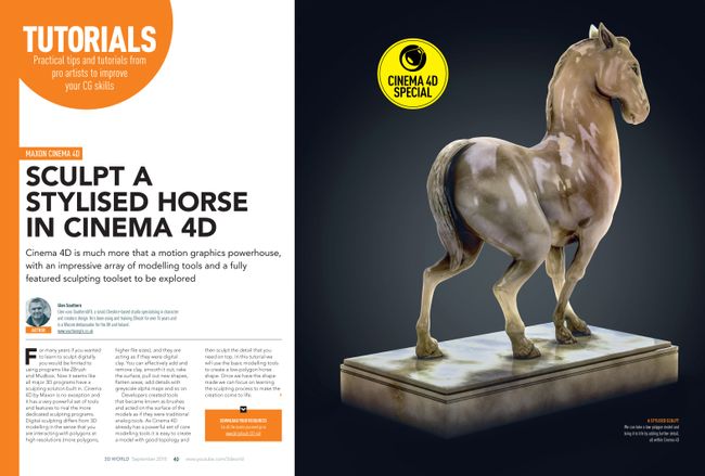 Become a Cinema 4D pro with issue 237 of 3D World | Creative Bloq