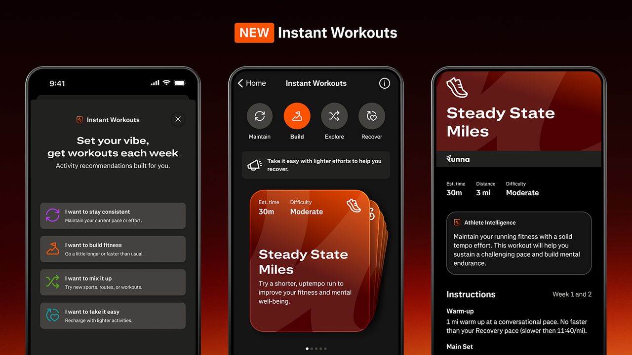 Strava’s latest update nudges athletes toward their next workout in a ...