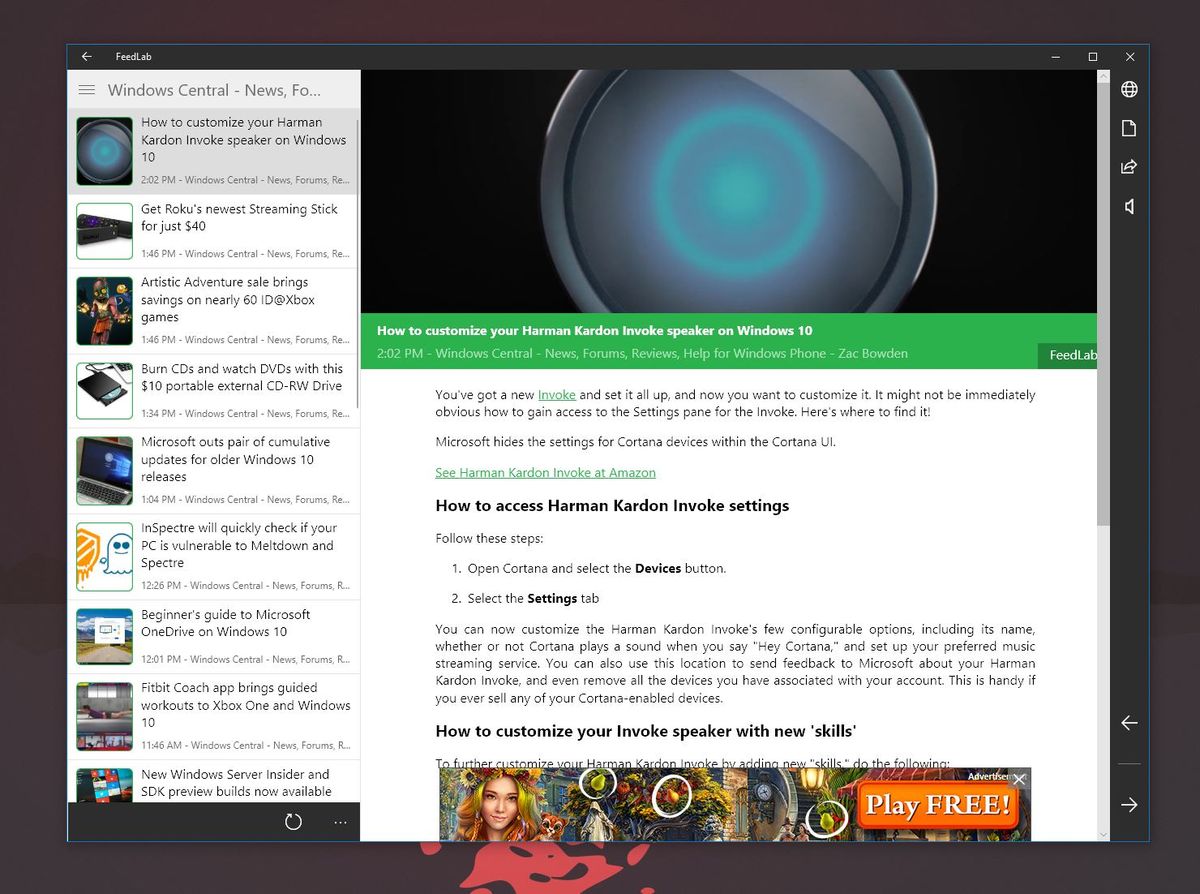 FeedLab for Windows 10 gets big update with new languages, interface ...