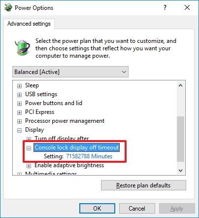 How to change Lock screen timeout before display turn off on Windows 10 ...