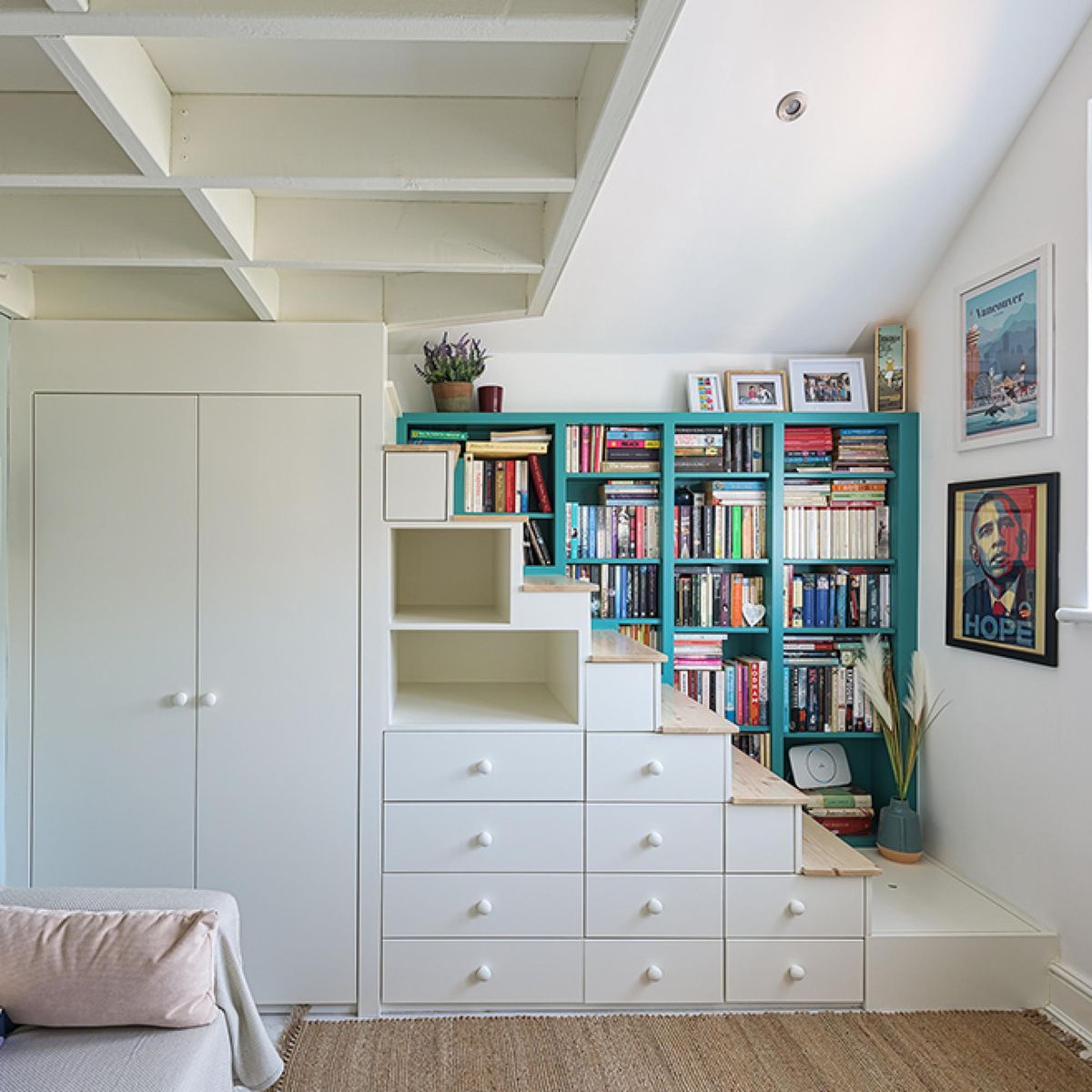 genius layout solution transformed this tiny studio flat | Ideal Home