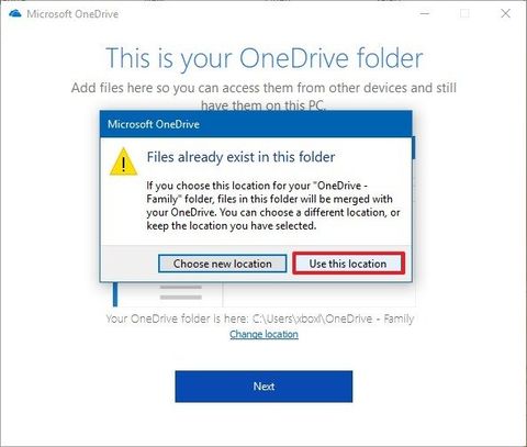 How to change default OneDrive folder location on Windows 10 | Windows ...