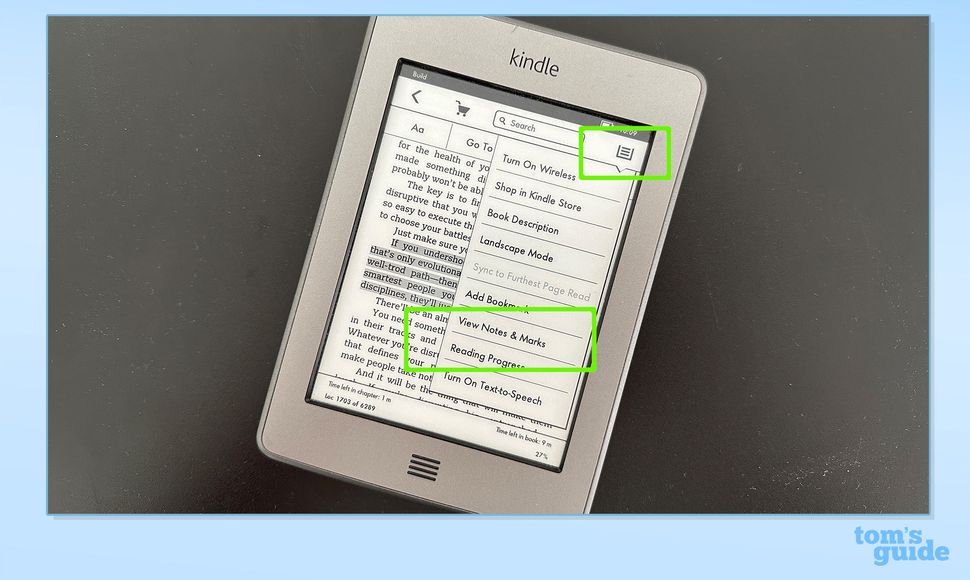 How to highlight text and make notes on your Kindle | Tom's Guide