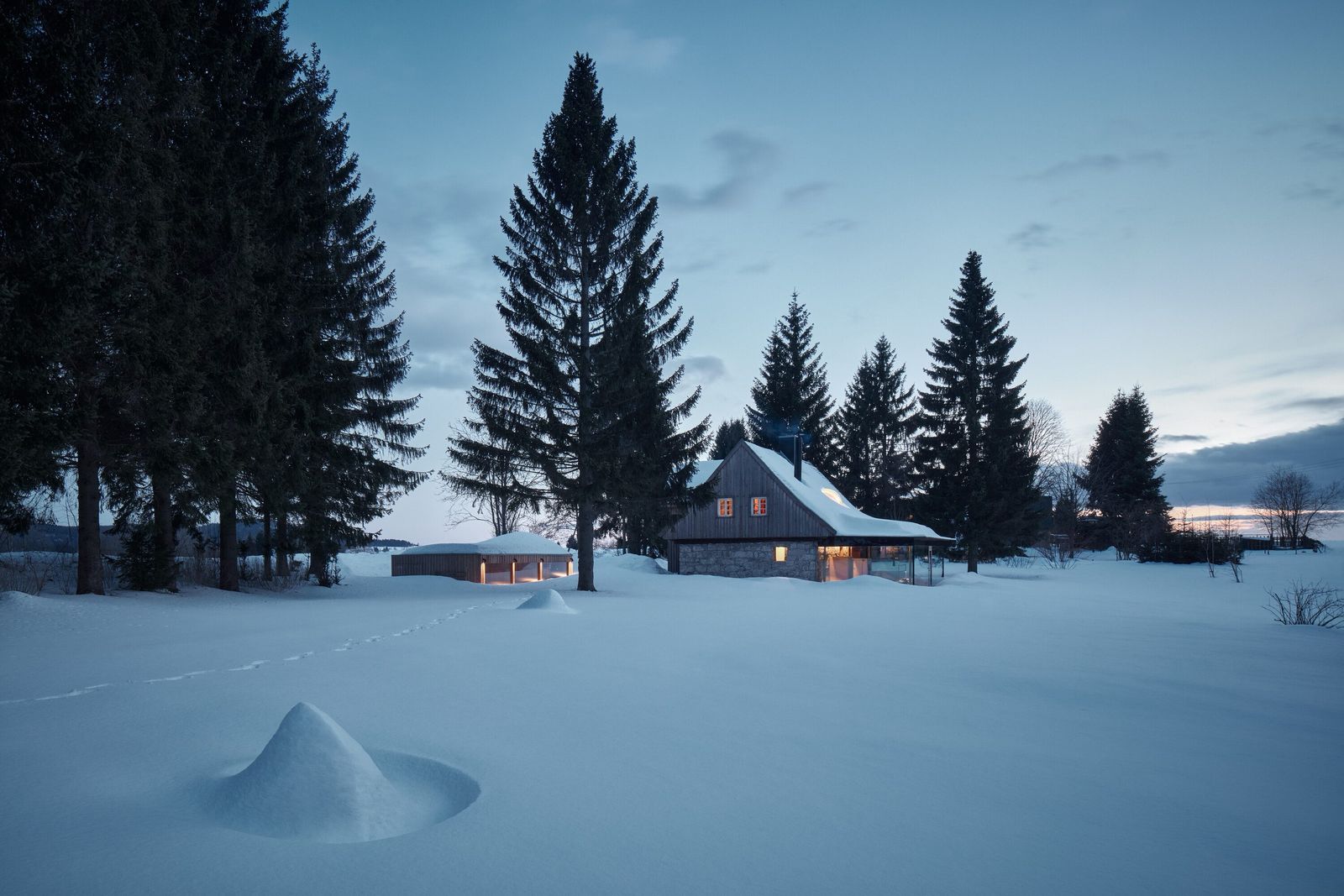 Glass Cabin, a glowing addition to a cottage in Czech Forest | Wallpaper*