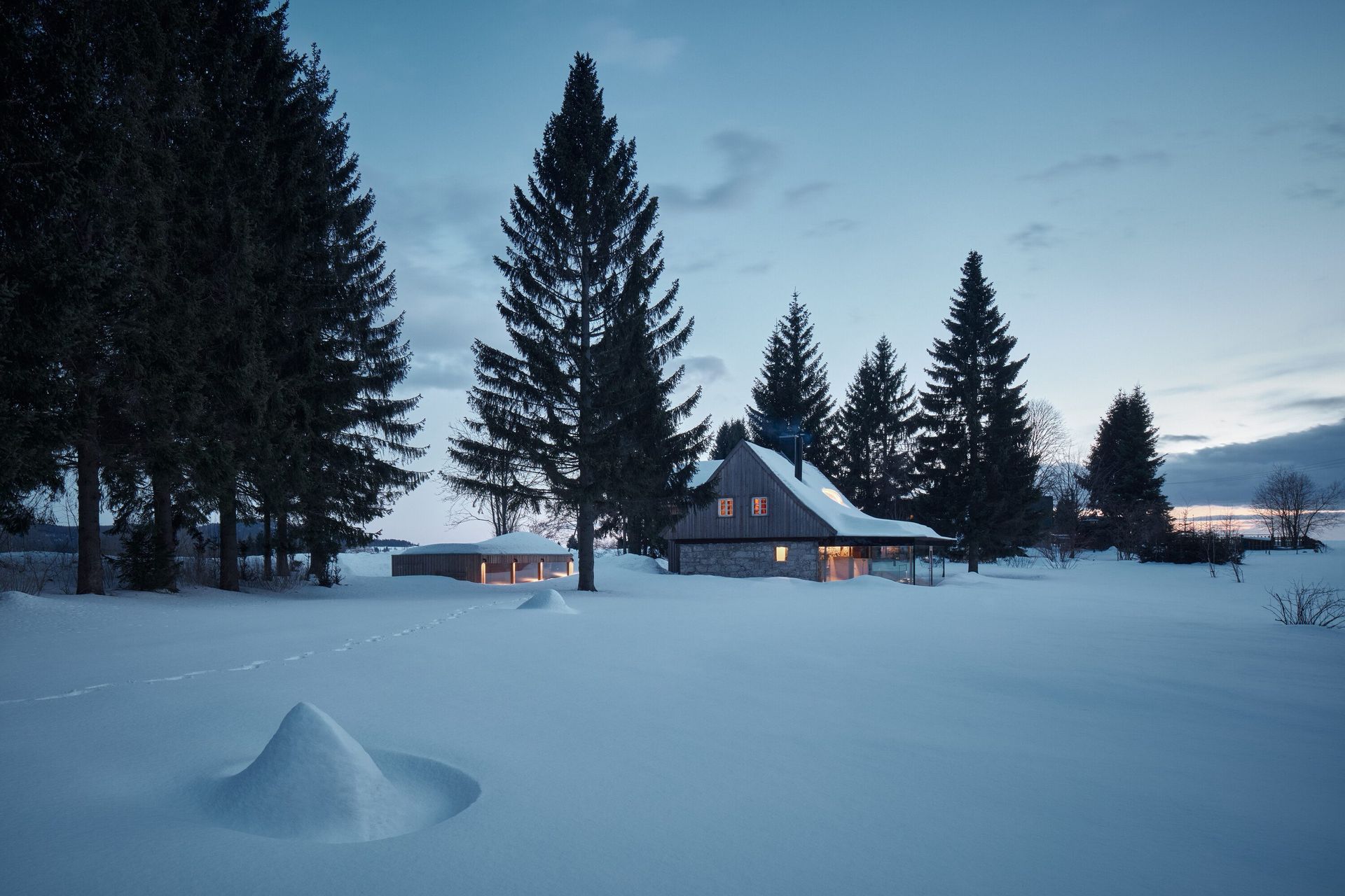 Glass Cabin, a glowing addition to a cottage in Czech Forest | Wallpaper*
