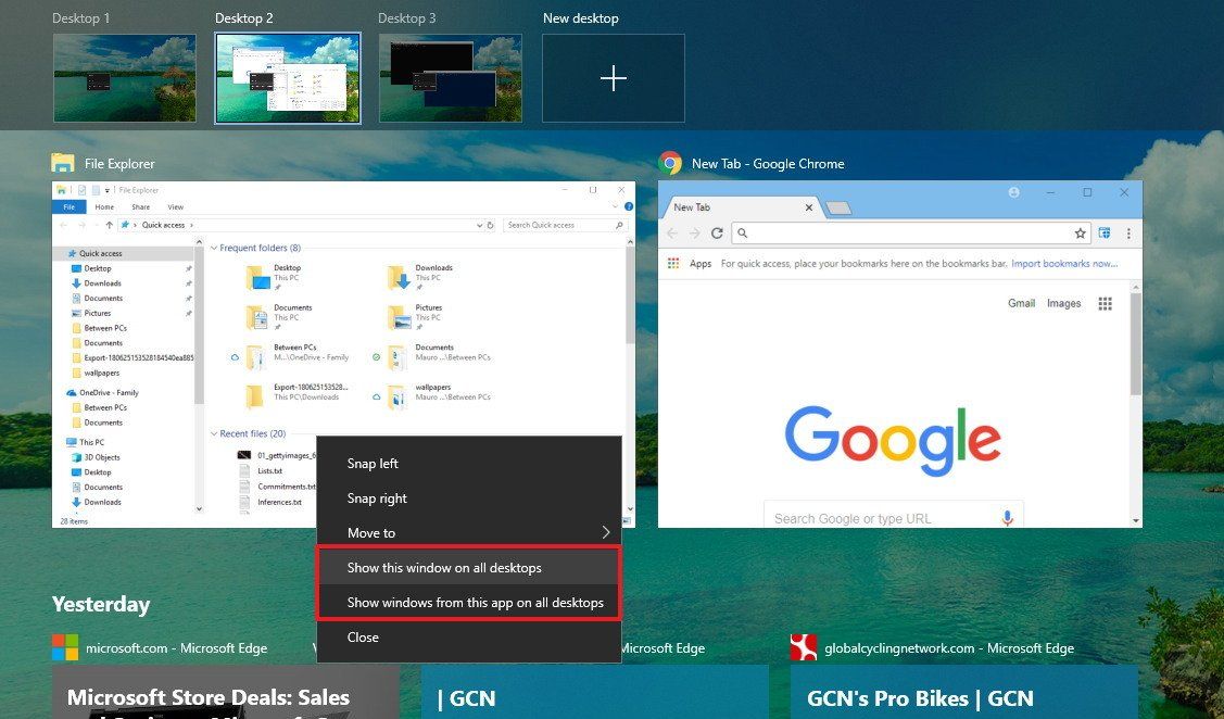 How to use Task View features on Windows 10 | Windows Central