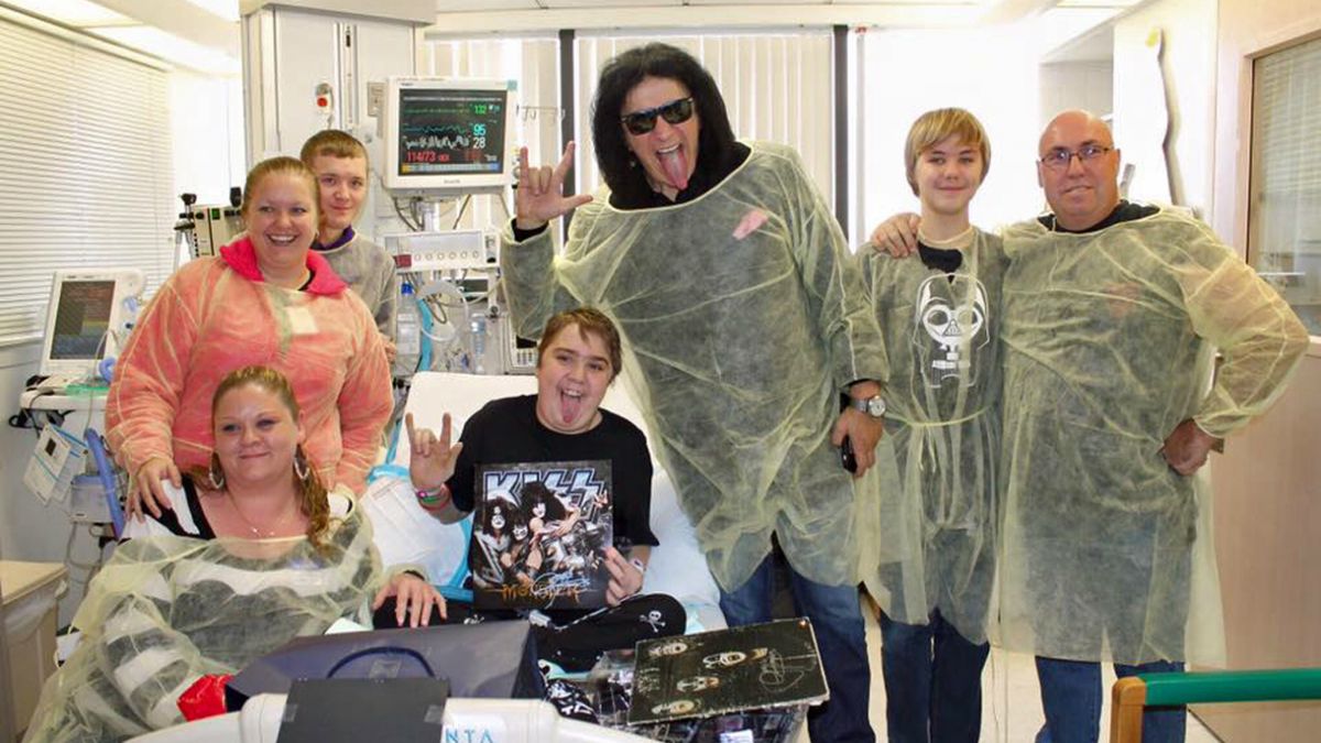 Kiss star Simmons grants dying teen's last wish | Louder