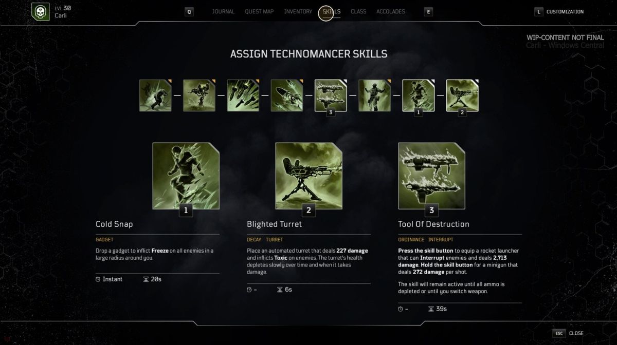 The Technomancer is the final class revealed for Outriders, and it ...