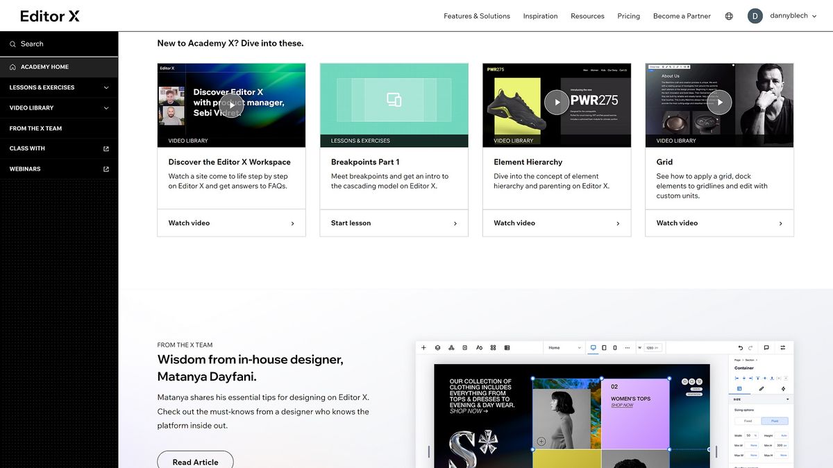 Editor X website builder review | ITPro
