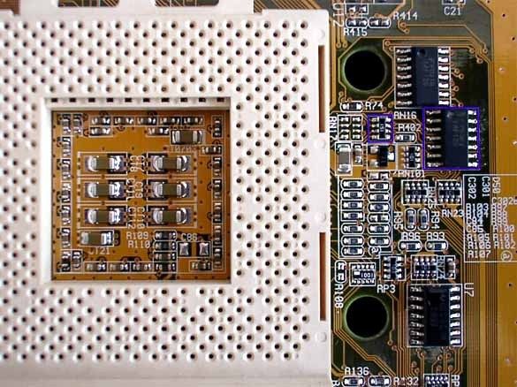 Tricky: Installation Of The SMD Components - Modifying An Asus A7V ...