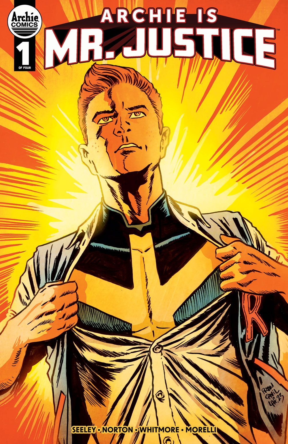 Archie Andrews must become superhero Mr. Justice in order to save ...
