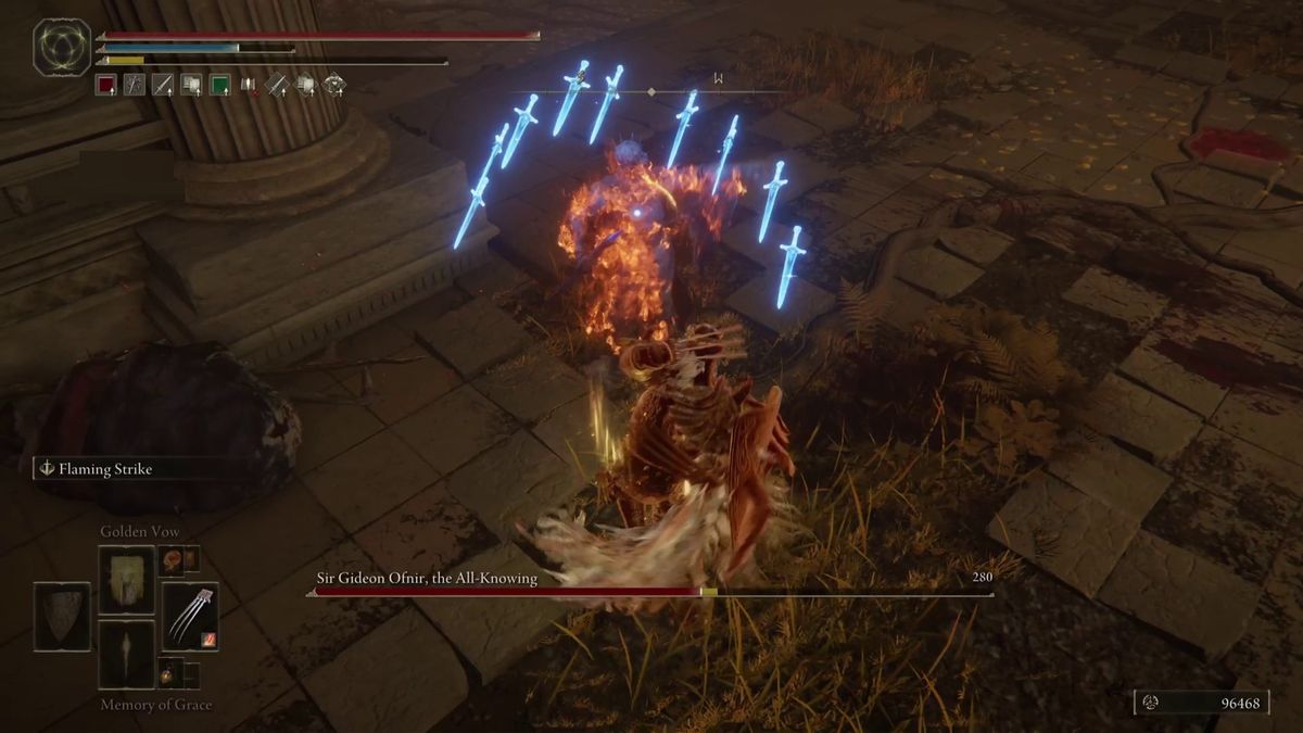 How to beat the Elden Ring Sir Gideon Ofnir boss fight | GamesRadar+