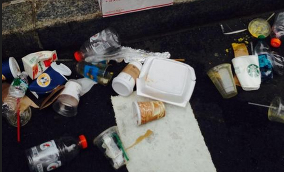 Climate-change marchers leave behind mounds of trash | The Week