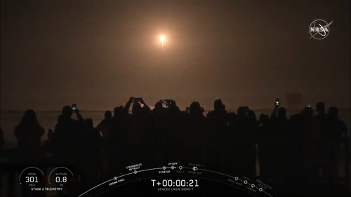 Spacexs Crew Dragon Demo 1 Test Flight In Pictures Space