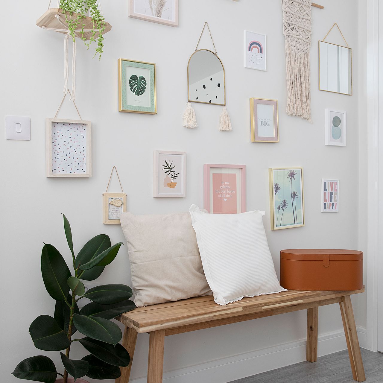 Colour blocking and upcycling have added personality to this new build ...