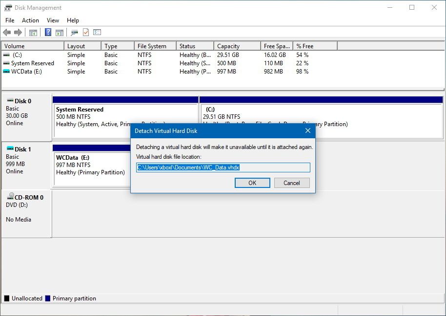 How to create and set up a virtual hard disk on Windows 10 | Windows ...