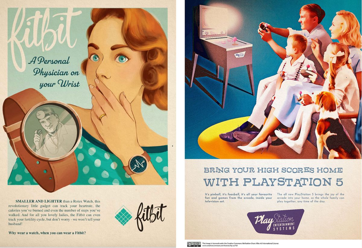 Modern tech gets a retro makeover in new spoof ads | Creative Bloq