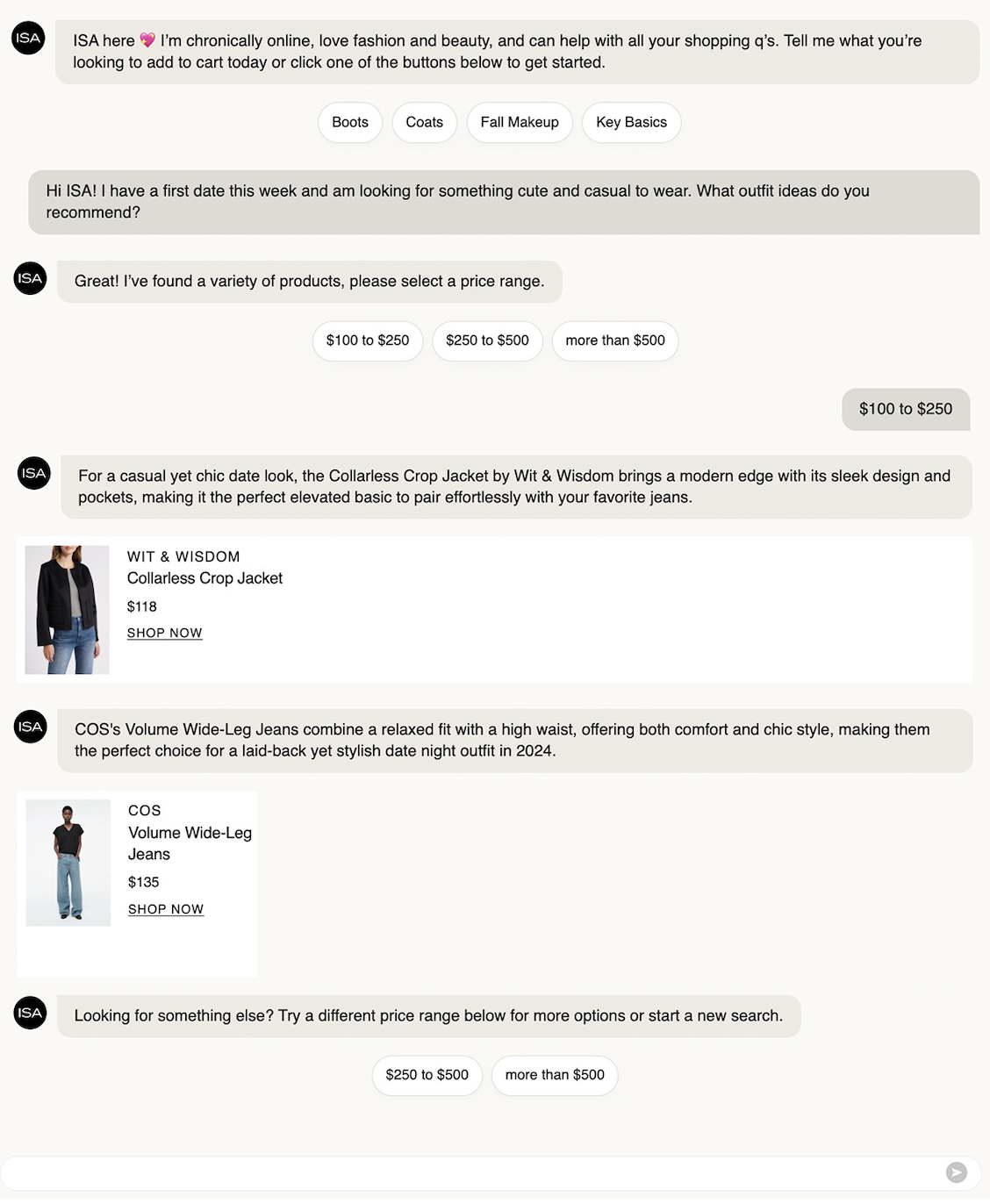 Who What Wear's Intelligent Shopping Assistant Helped Me Create Four ...