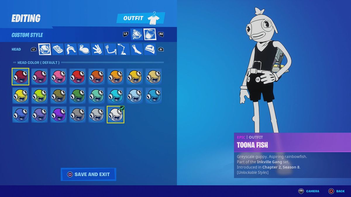 Fortnite Color Bottles - paint locations to customize Toona Fish ...