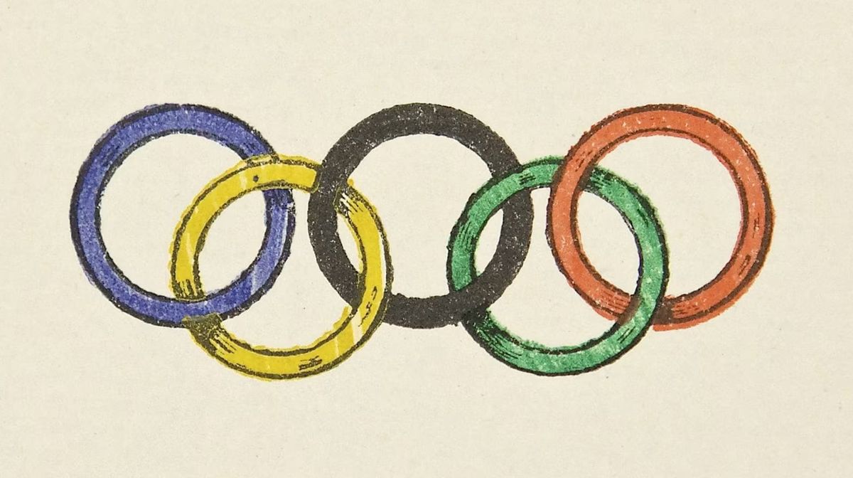 Wait, the Olympic rings weren't always the same colours? | Creative Bloq
