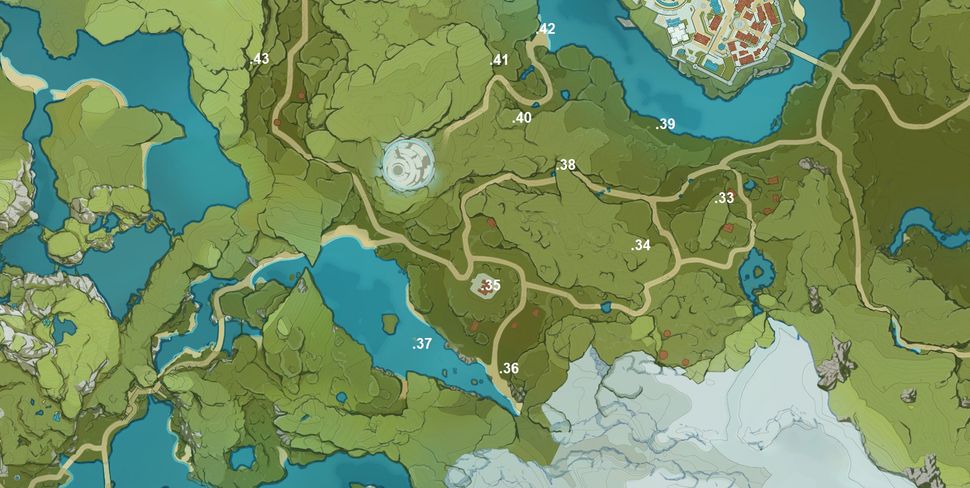 Genshin Impact map: Inazuma first look | PC Gamer