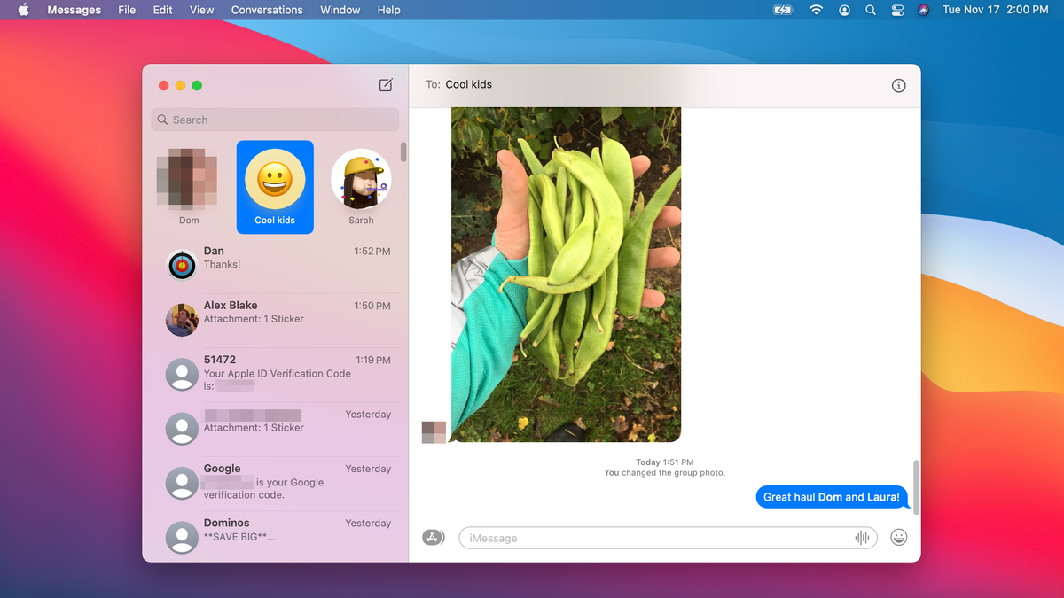 Boost your conversations with macOS Big Sur Messages | TechRadar