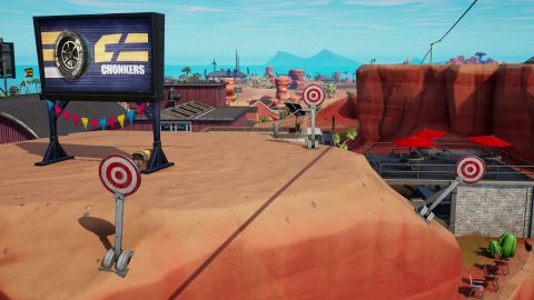 Where to shoot targets while ziplining in Fortnite | GamesRadar+