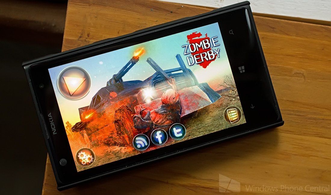 Zombie Derby for Windows Phone 8, chasing down zombies in your pick-up ...