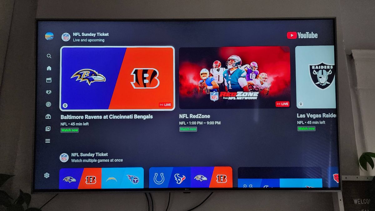 How to use multiview with NFL Sunday Ticket on YouTube and YouTube TV ...