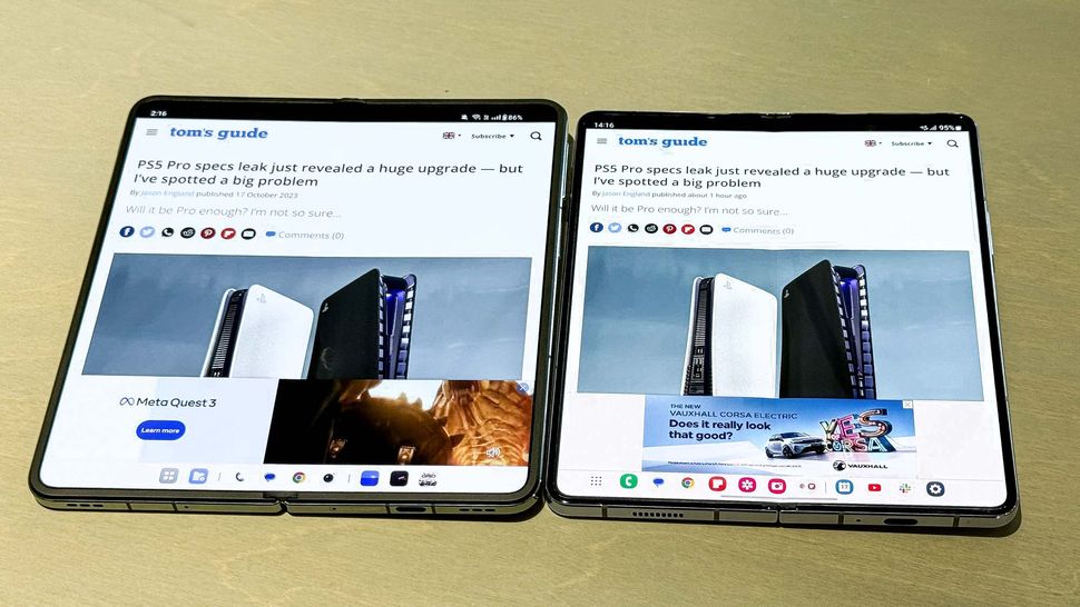 OnePlus Open vs. Samsung Galaxy Z Fold 5: Which foldable phone wins ...