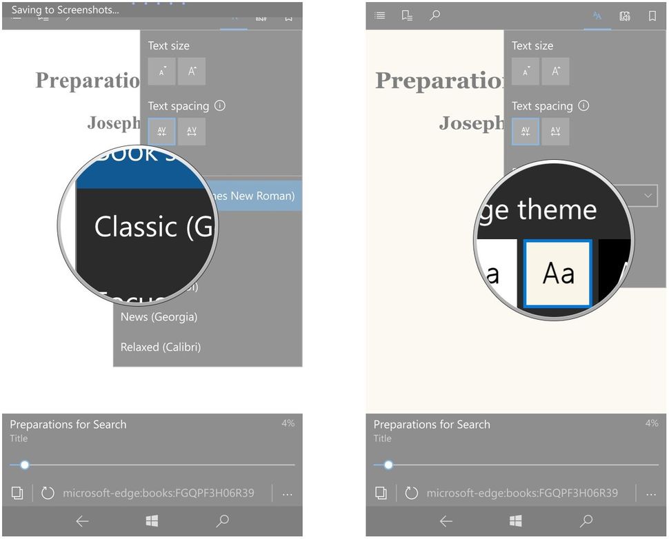 How to buy and read e-books in Windows 10 Mobile Creators Update ...