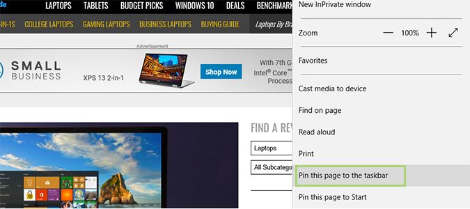 How to Pin Your Favorite Websites to the Taskbar with Microsoft Edge ...