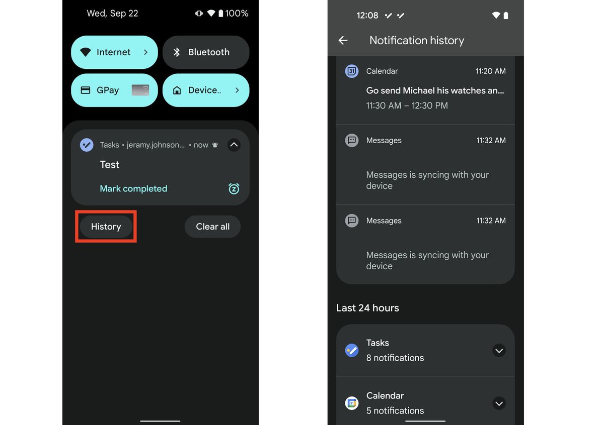 How to view your Android notification history | Android Central