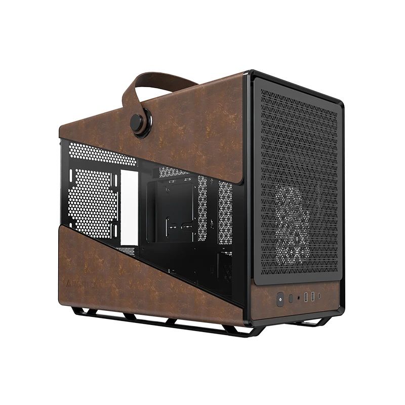 Montech Heritage is a premium PC case featuring synthetic leather and a ...