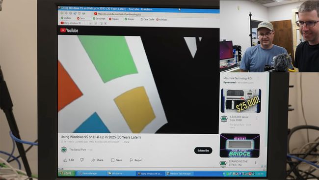 Enthusiasts bond twelve 56K modems together to set dial-up broadband ...