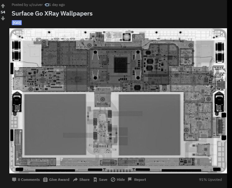 See 'inside' your Surface with these Surface X-ray wallpapers | Windows ...