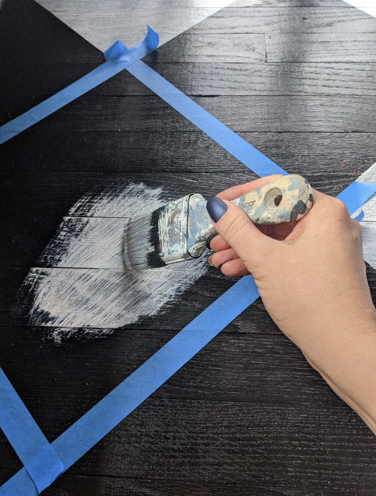 How to paint classic checkerboard floors: One DIYer shares how to get ...