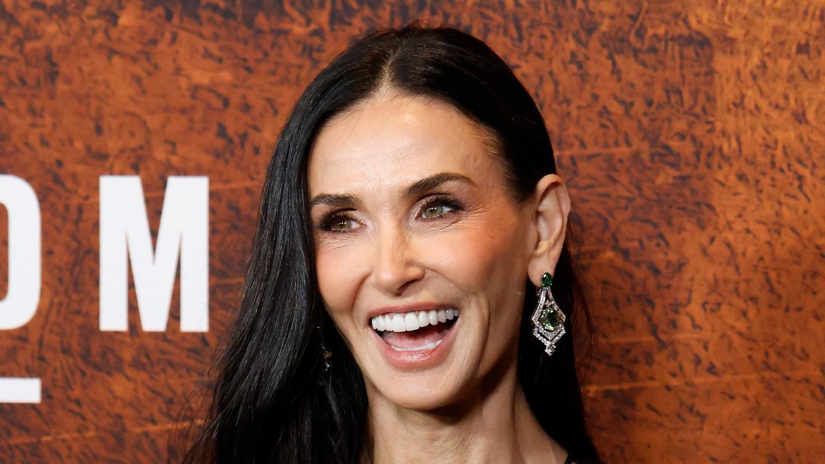 Demi Moore's sparkly trouser suit is eveningwear perfection | Woman & Home