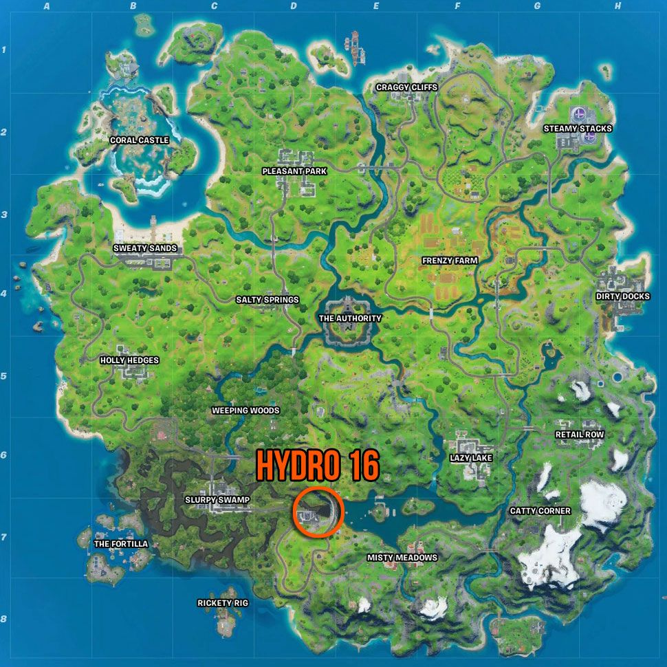 Fortnite Hydro 16 location: Where to collect metal at Hydro 16 dam ...