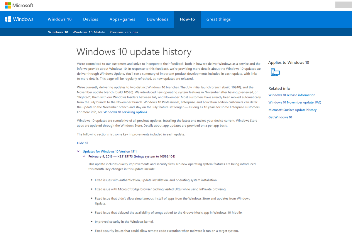 Wondering what's new in the latest Windows 10 update? There's now a ...