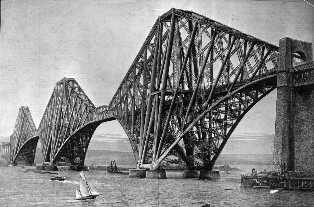 The Forth Bridge: A masterpiece that's 1.5 miles long, 360ft high, made ...