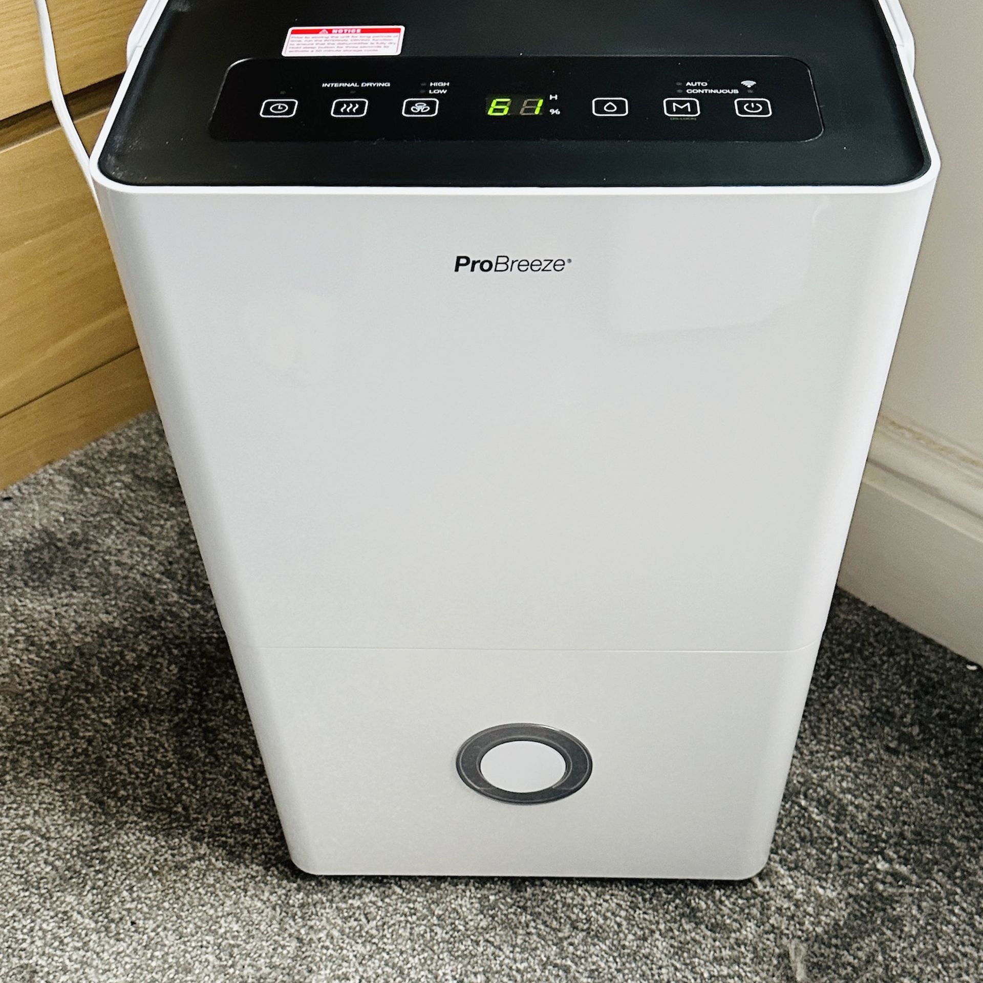 Pro Breeze 30L High Capacity Smart Dehumidifier review 2025 | Ideal Home