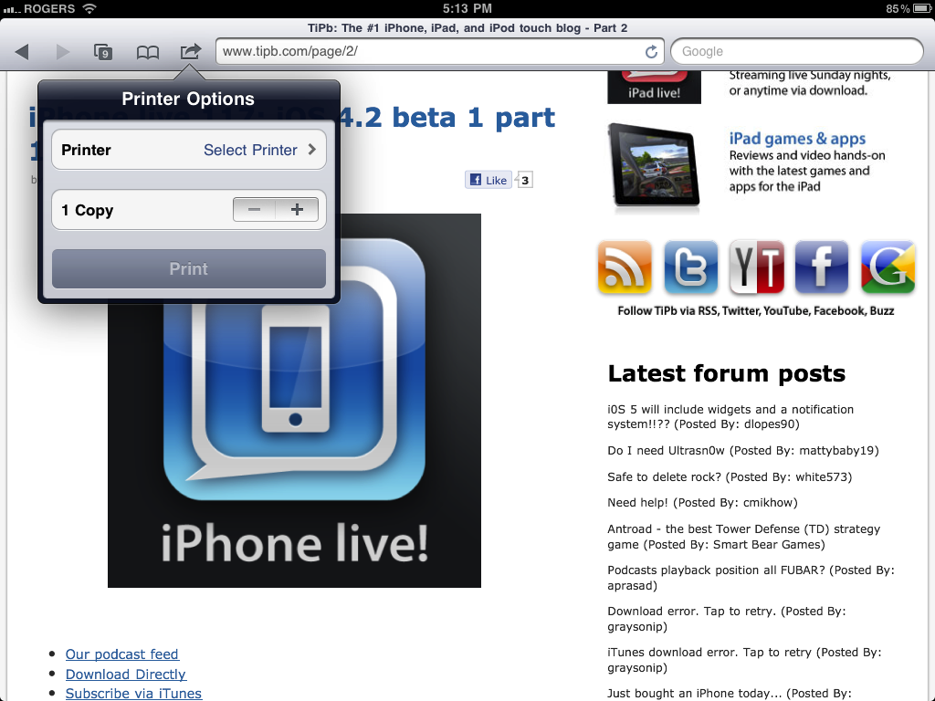 AirPrint for iPhone and iPad — Everything you need to know! - Page 2 ...
