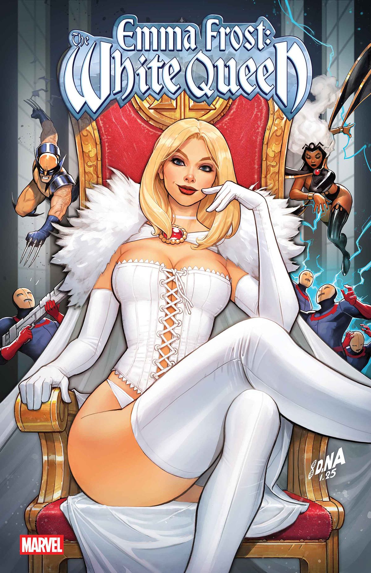 "Bow down to the White Queen" as Emma Frost gets her own X-Men solo comic that flashes back to ...