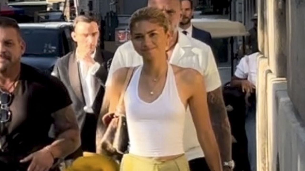 Zendaya Pairs Her Tiny Halter Top With One of 2024's Biggest Shoe ...