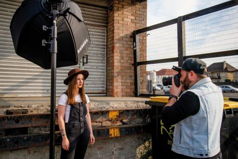 How to take edgy fashion portraits with one light, part one: The shoot ...