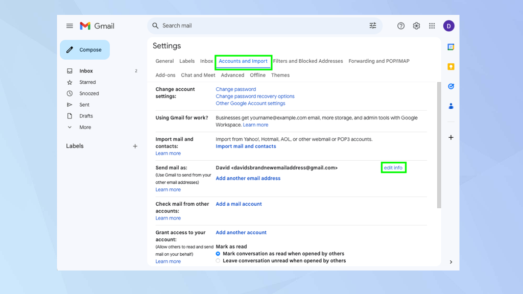 How to change your name in Gmail | Tom's Guide