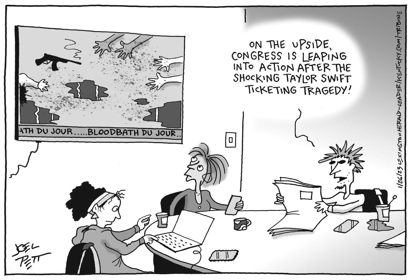 7 cartoons about gun violence in America | The Week