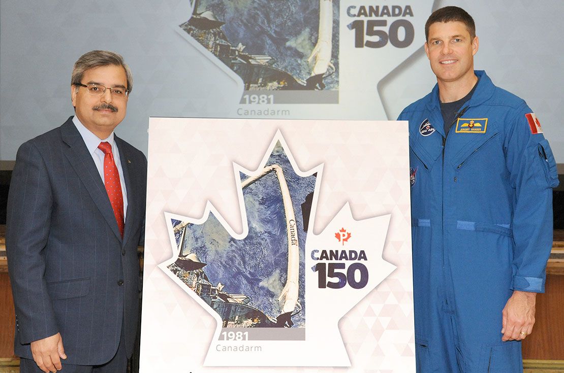 Canada Post Reveals Stamp for Canadarm Space Shuttle Robotic Arm | Space